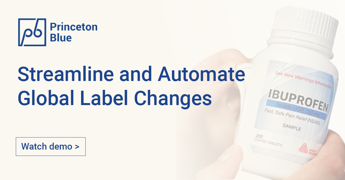 Labeling - Princeton Blue